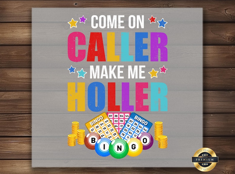 Funny Bingo DTF Transfer: Colorful Bingo Cards Design - Etsy