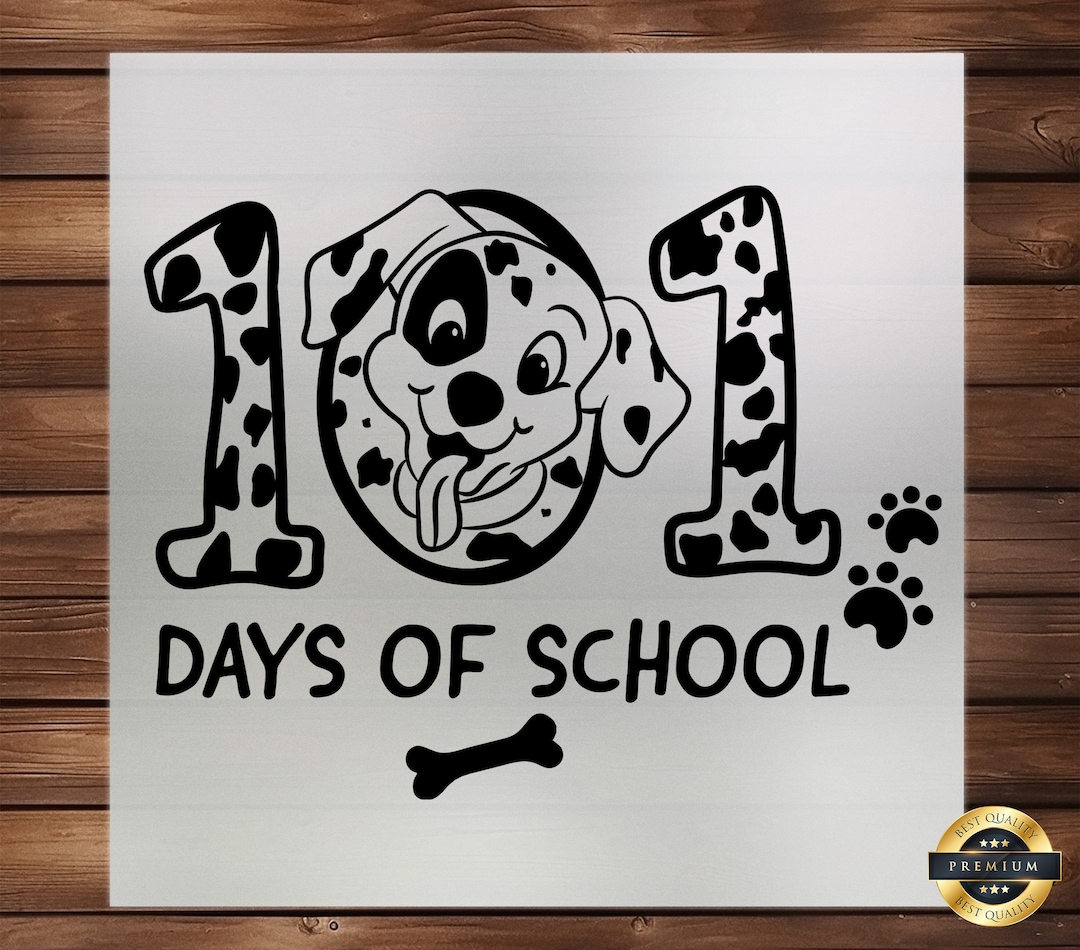 101 Days of School DTF Transfer: Celebratory Design - Etsy