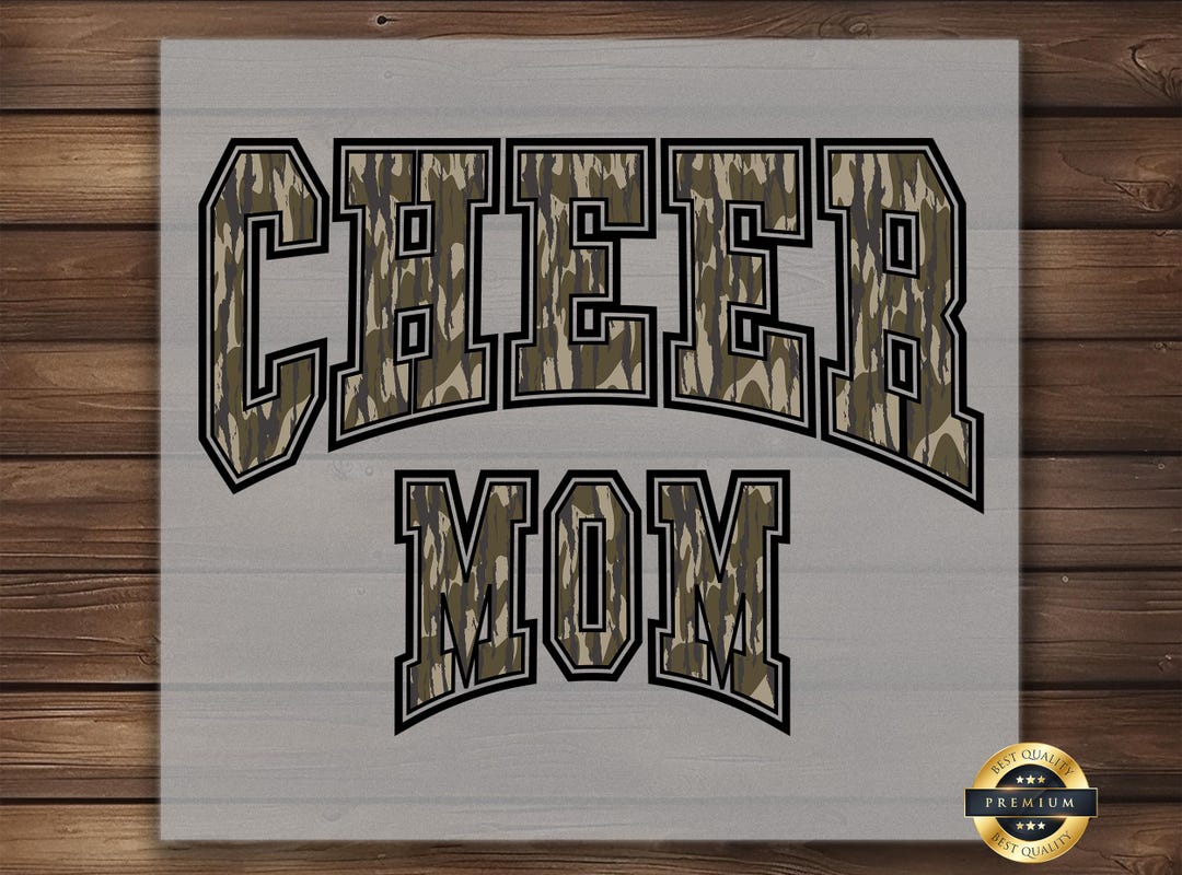 Cheer Mom DTF Transfer: Military Style Apparel Design - Etsy