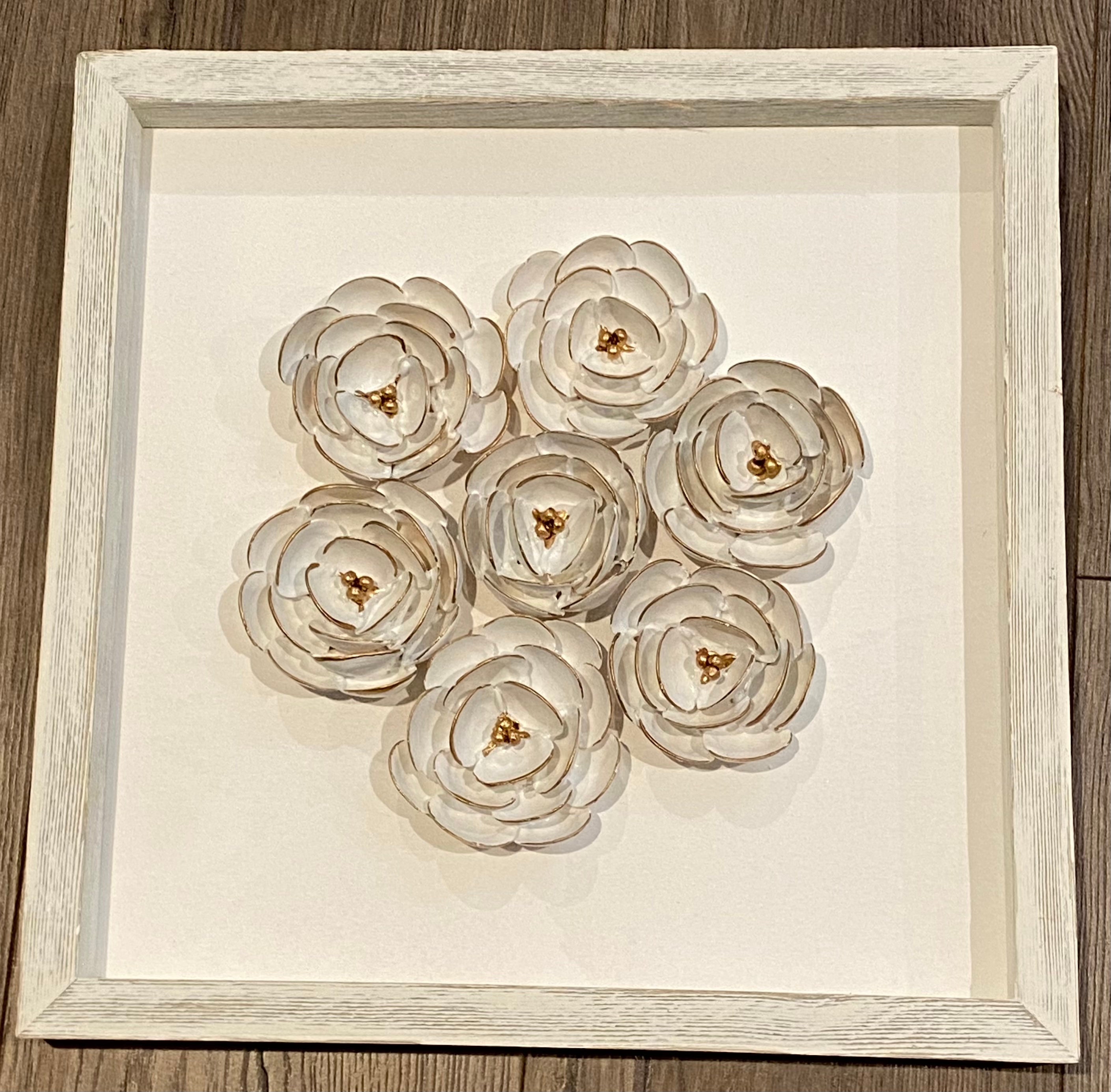Seashell Flower Wall Art - Etsy