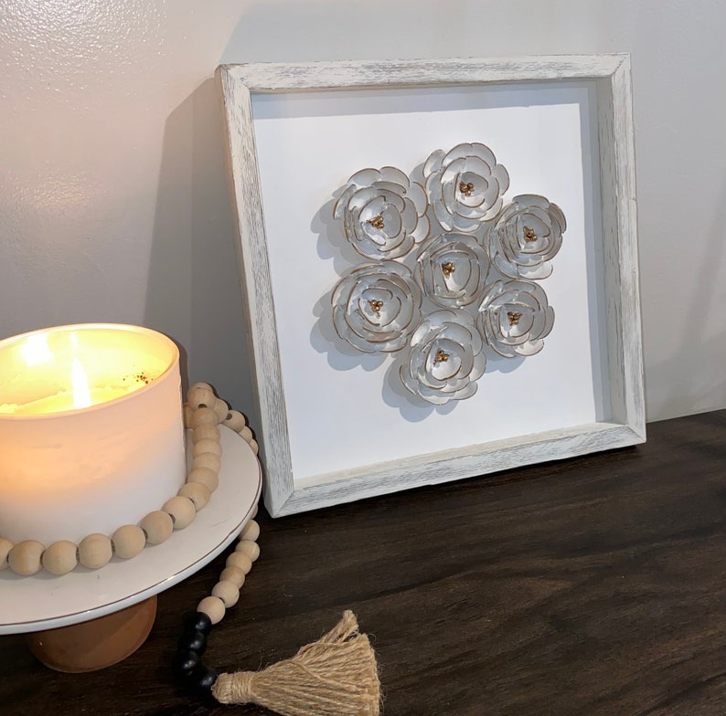 Seashell Flower Wall Art - Etsy