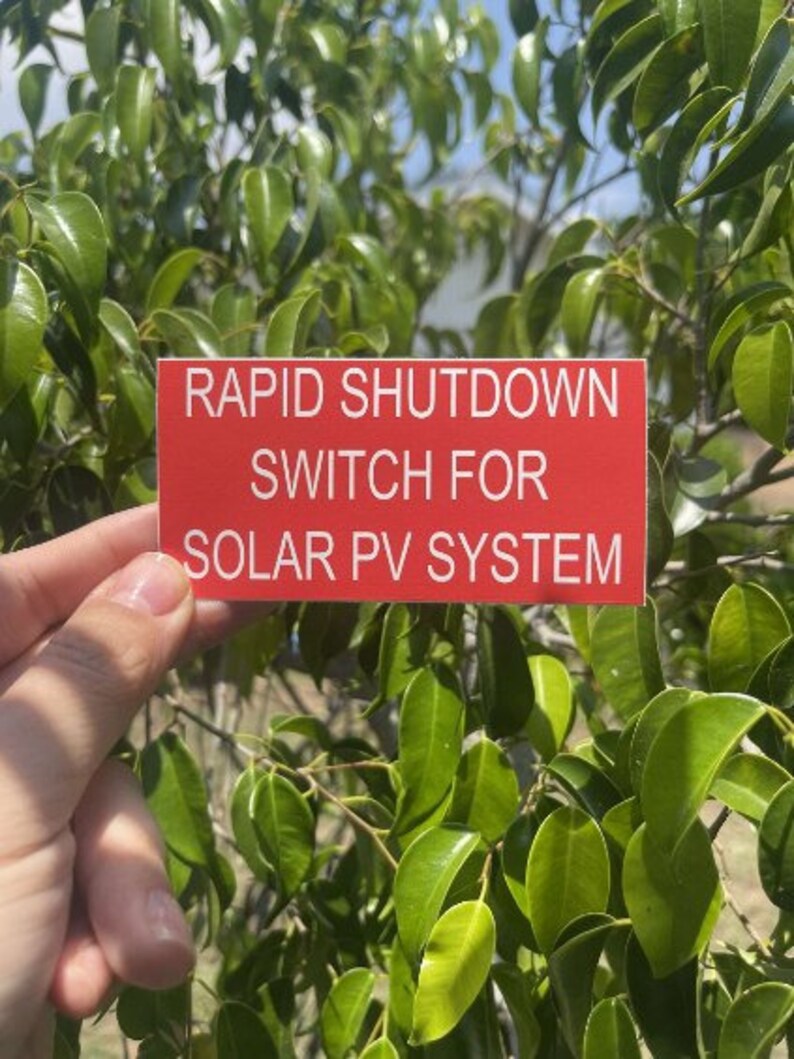 Solar Placards, Solar Labels, Solar Stickers, Solar, Photovoltaic. - Etsy