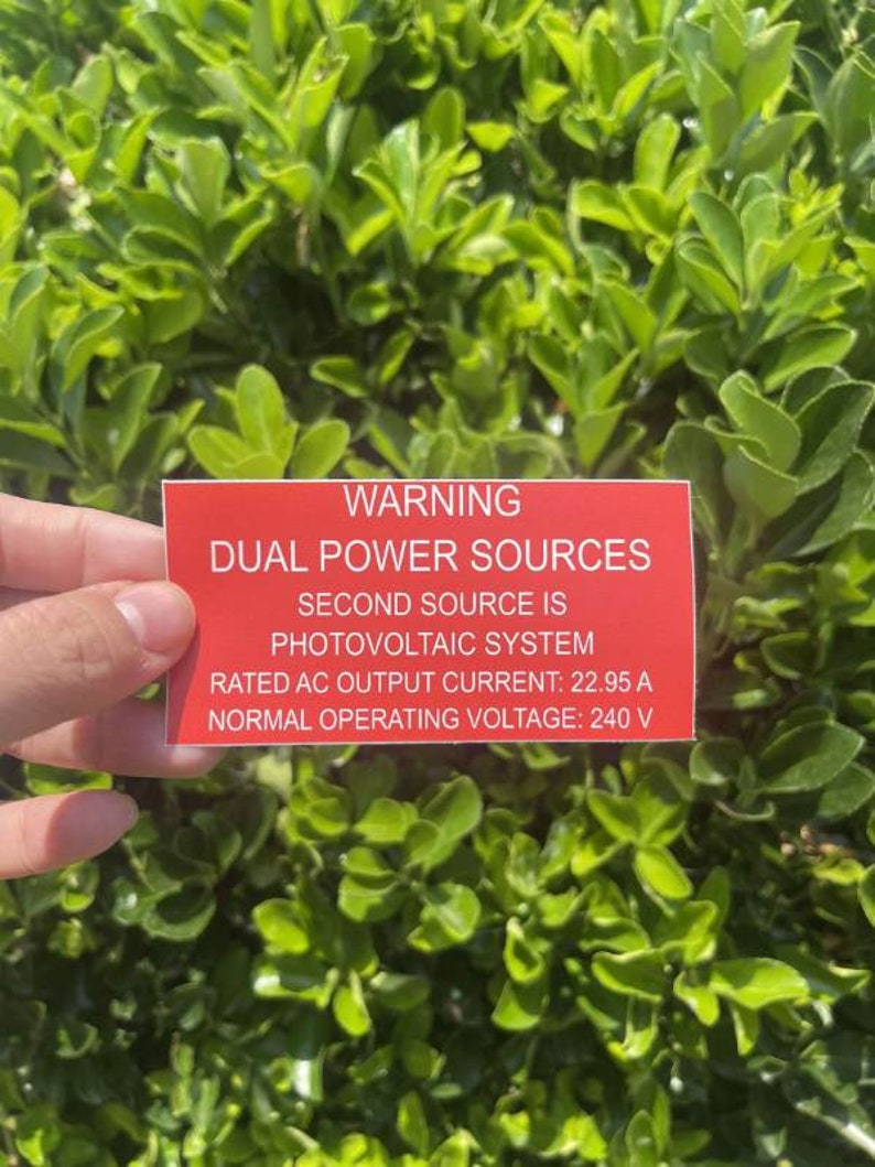 Solar Placard 4"x4" - Etsy