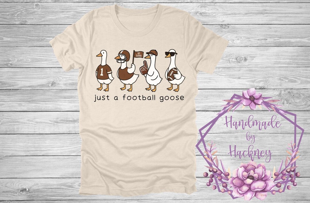 Just a Football Goose // Sports // Silly // Funny - Etsy