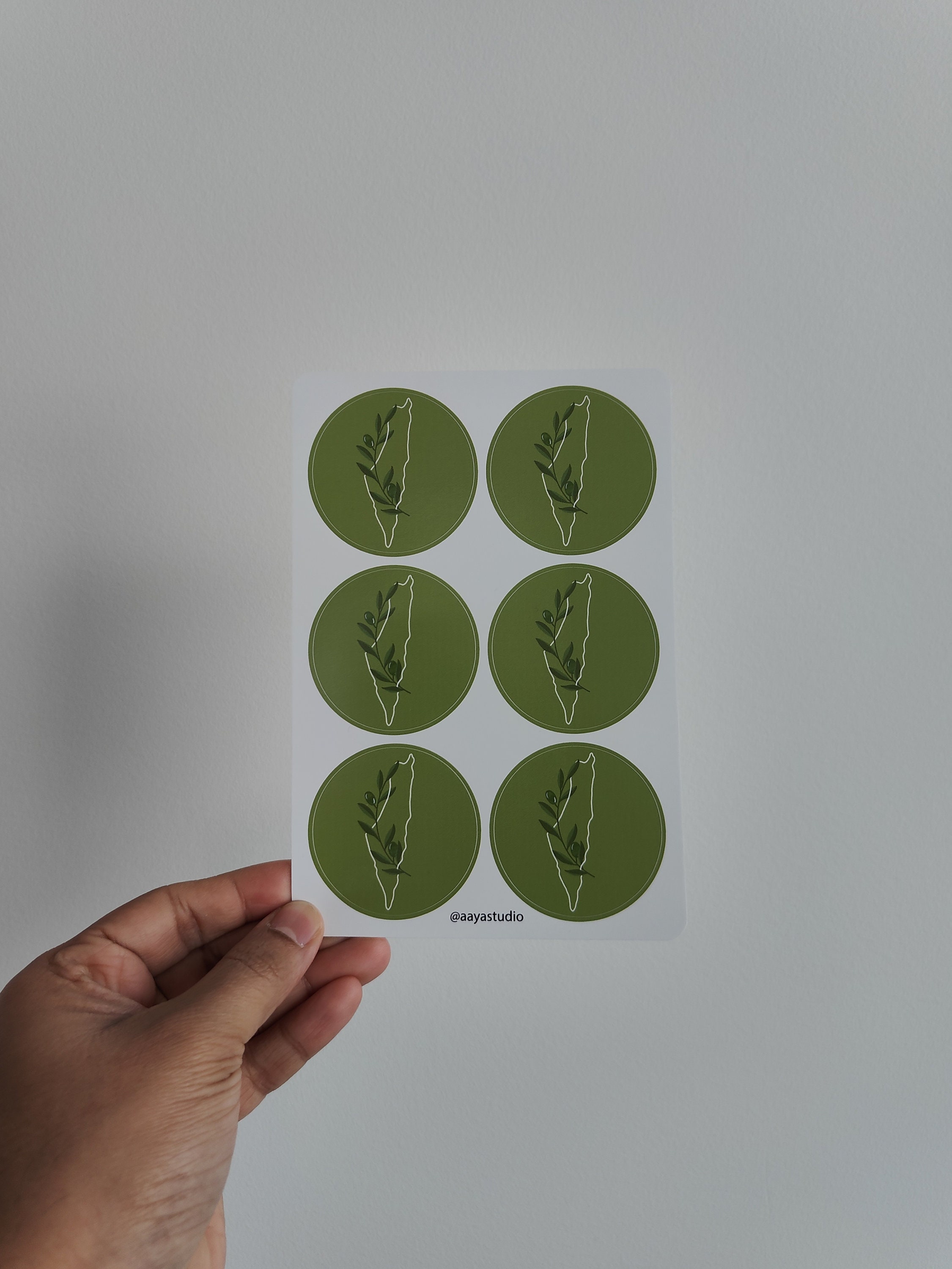 Palestine Olive Branch Sticker Sheet - Etsy