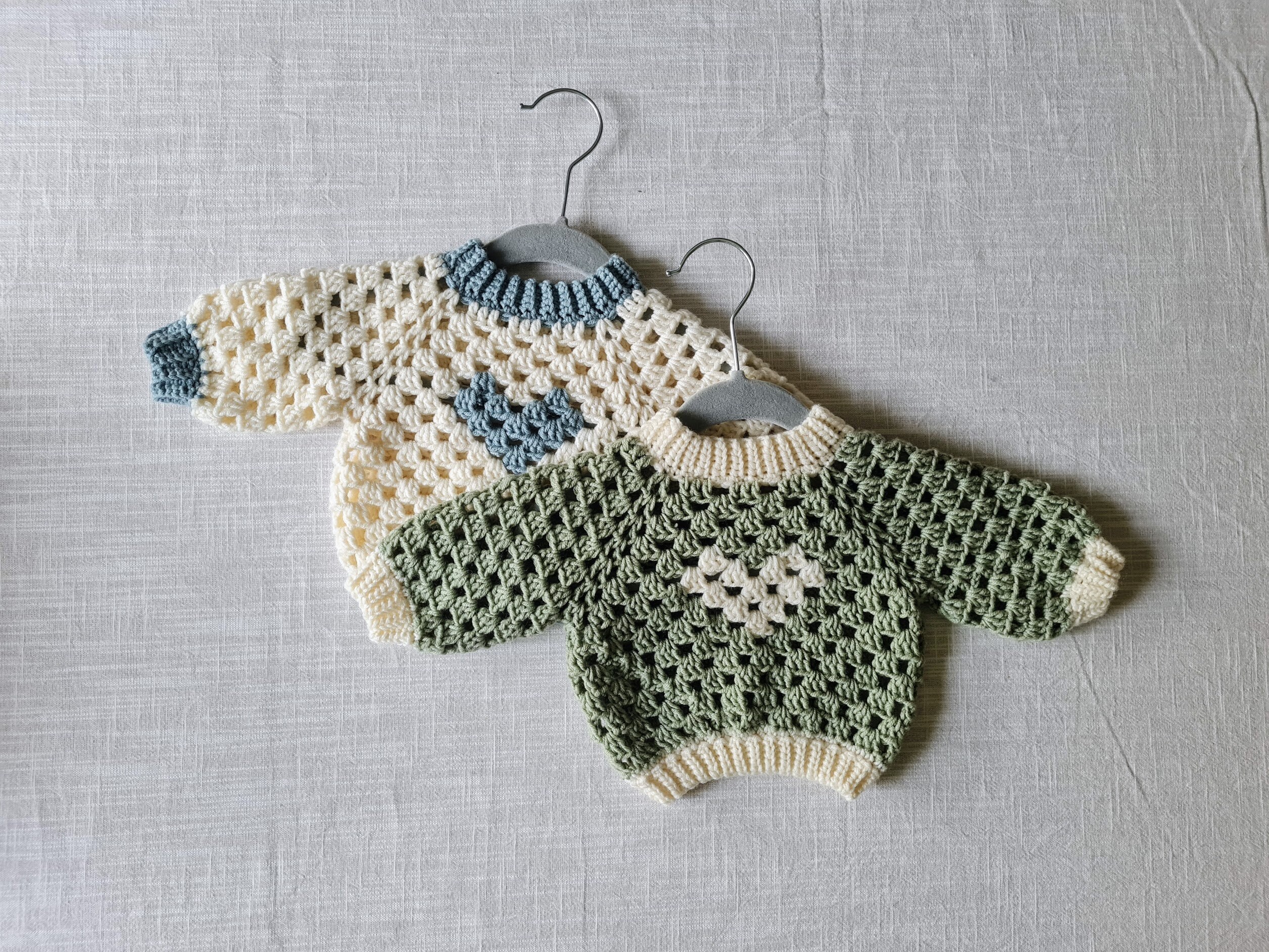 Crochet PATTERN Mini Heart Sweater sizes 0-2 2-4 4-6 and - Etsy