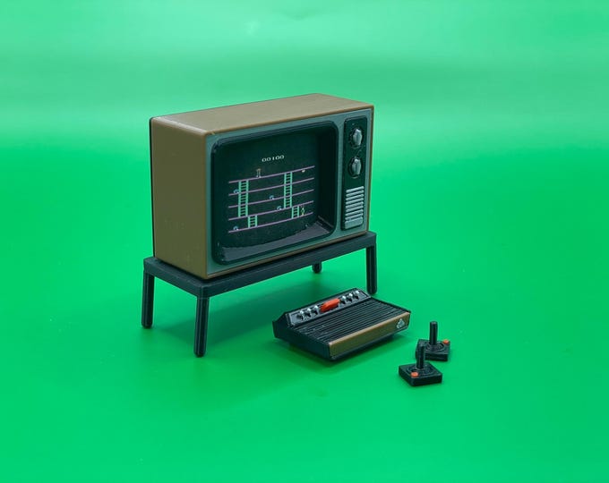 Dollhouse Retro Game Console & Box Papercraft (digital Download) - Etsy ...
