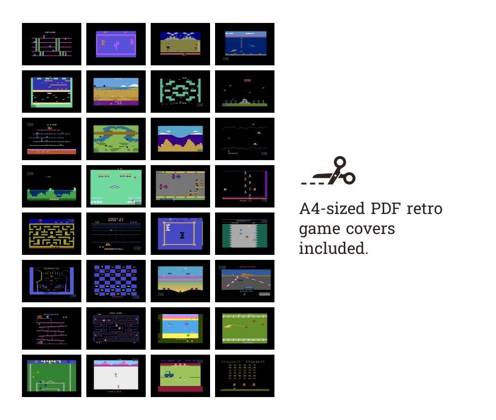 Retro 80s Gaming Setup 3D STL – 1:12 Scale Dollhouse Console & TV ...
