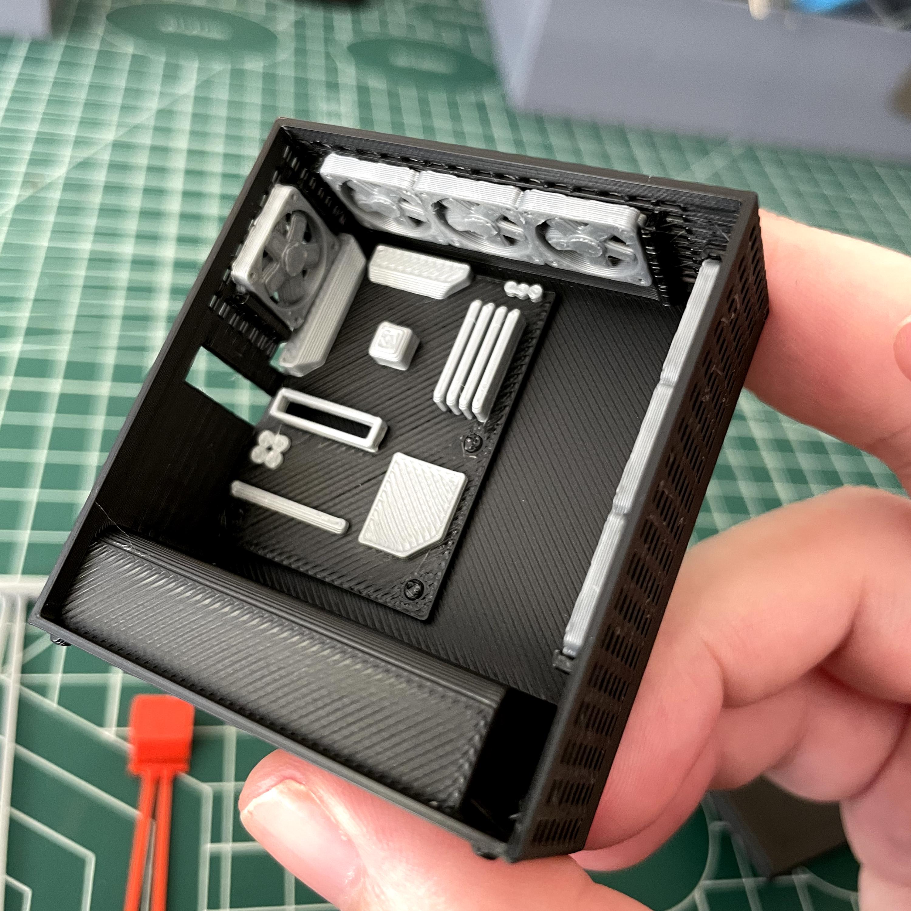 Miniature Dollhouse Gaming Computer 3D STL Files - 1:12 Scale ...