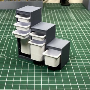 3d STL Files for Miniature Dollhouse Toy Storage Unit Collection 1:12 ...