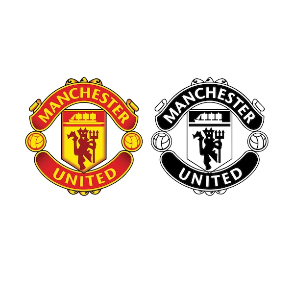 Manchester United Logo Svg Cricut - Etsy