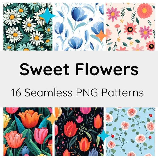 Flower Pattern - Etsy