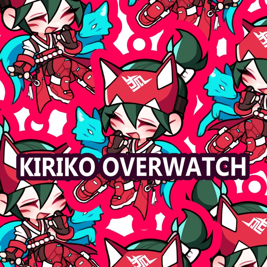 OVERWATCH KIRIKO KEYCHAIN Pre Order 3inch Acrylic Colored Epoxy 3 - Etsy