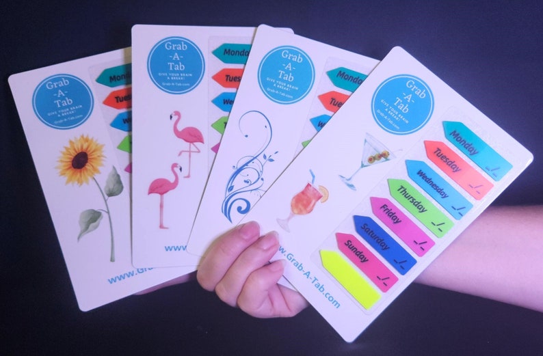 Food Labels Magnet! Grab-a-tab, Fun Drinks! 160 Tabs-7 Days/week ...