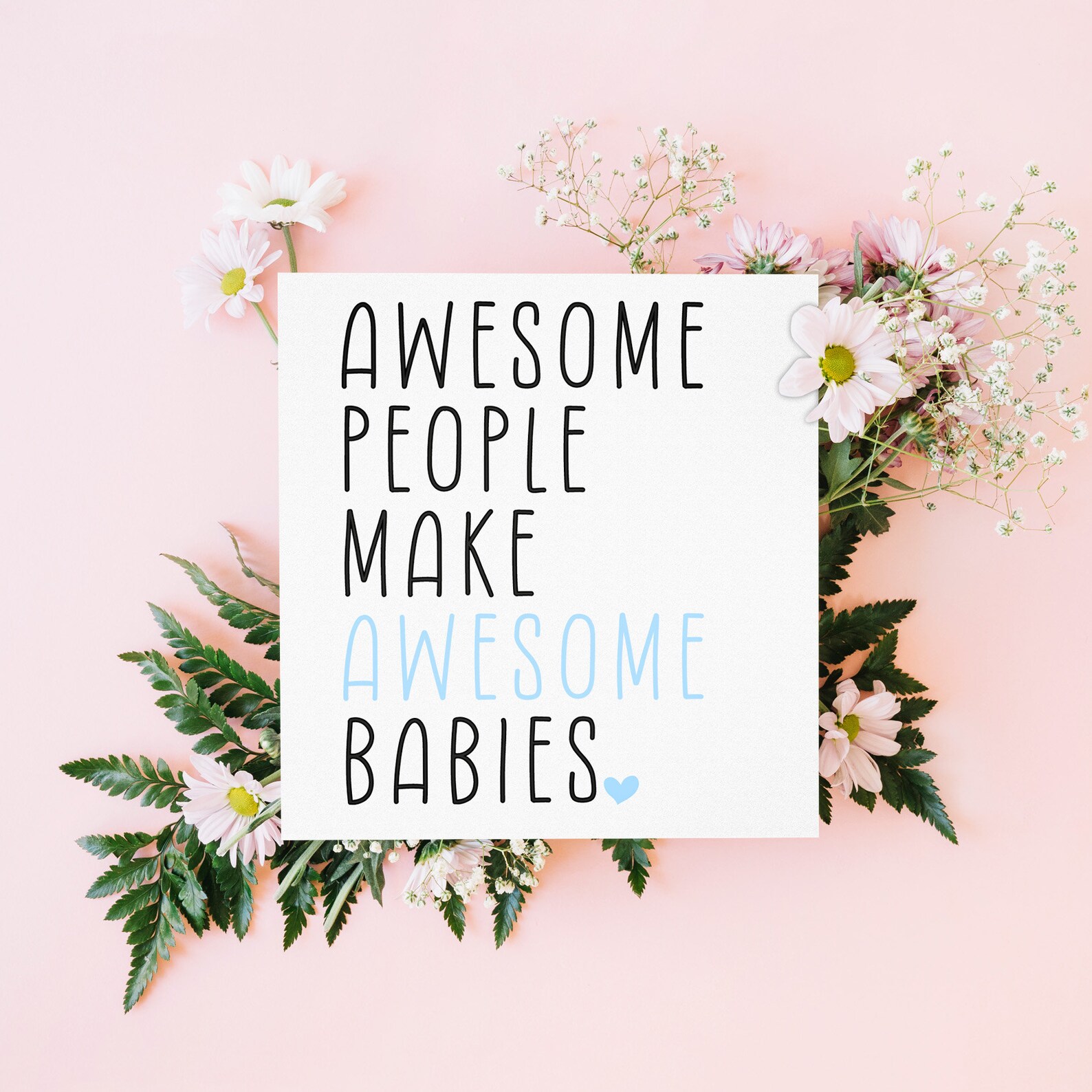 Baby Card Card for New Parents Card for Baby Shower Funny Baby Shower ...