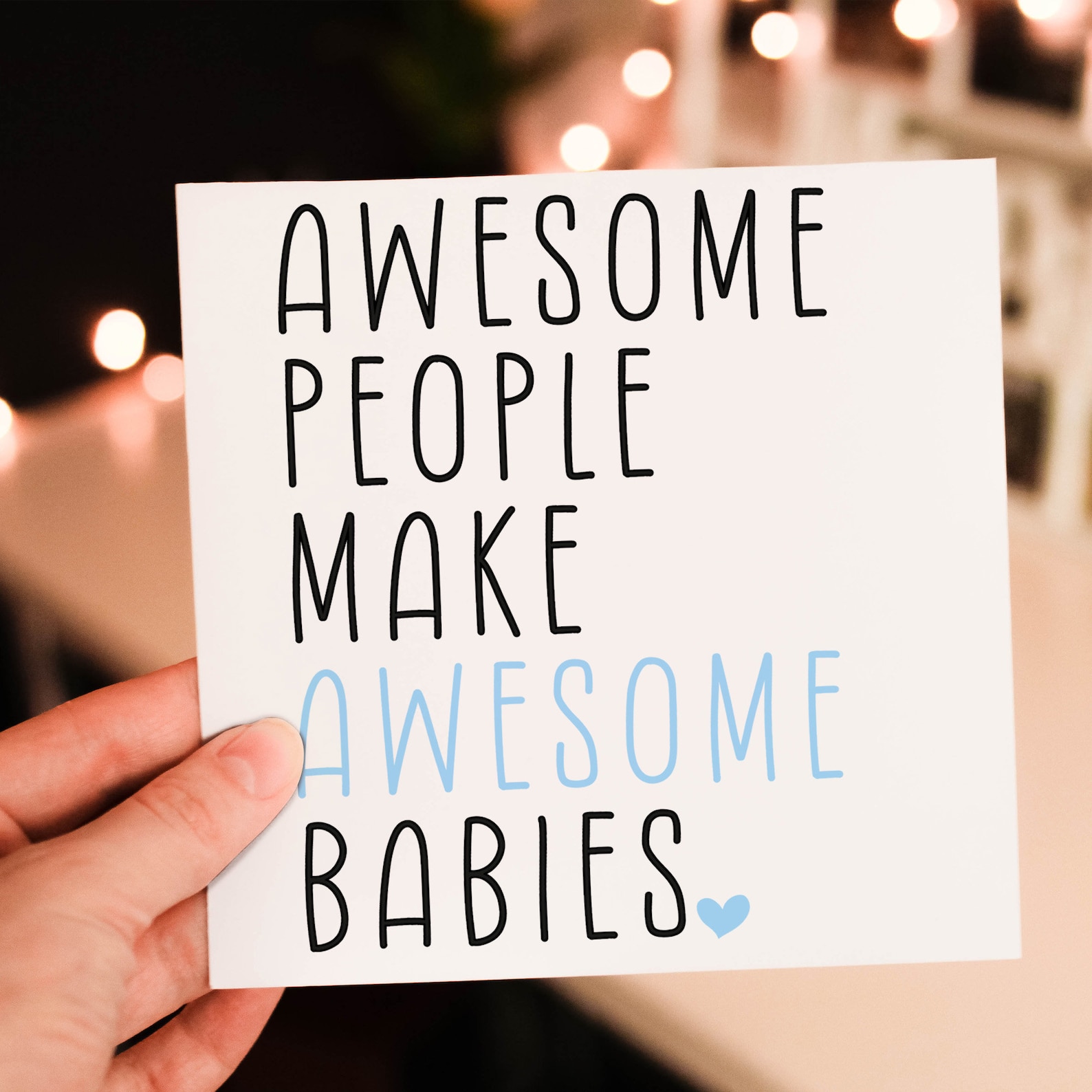 Baby Card Card for New Parents Card for Baby Shower Funny Baby Shower ...