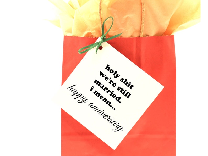 Holy Shit We're Still Married Sign Anniversary Party - Etsy