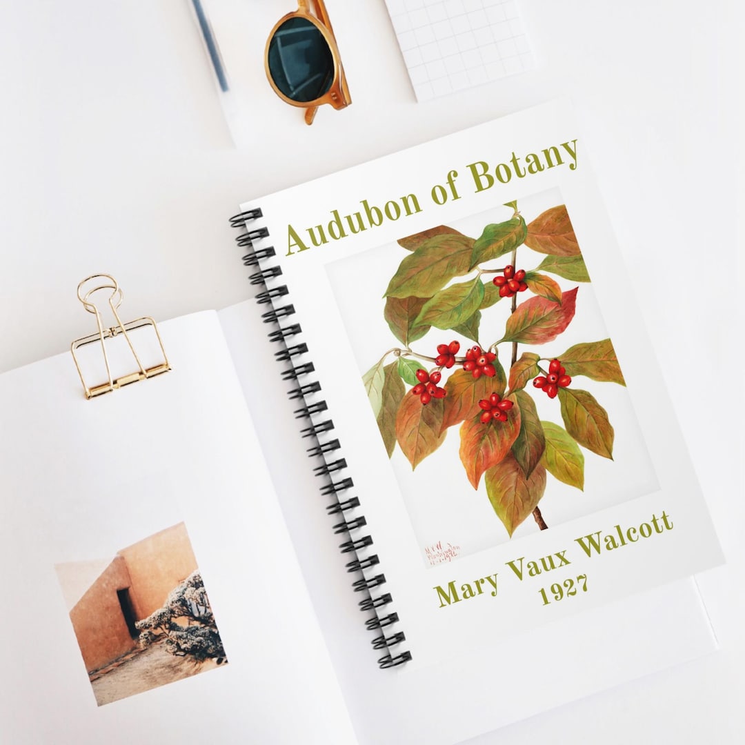 Audubon of Botany Spiral Notebook - Nature Inspired Journal for ...