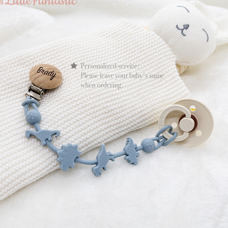 Rocket pacifier clip - Etsy.de