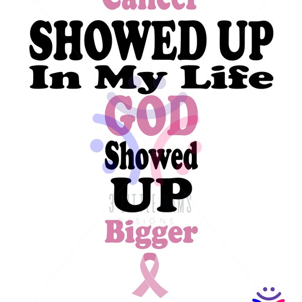 The Day Cancer Showed up Svg - Etsy