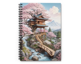 Japanese Treehouse Garden Cherry Blossom - Etsy