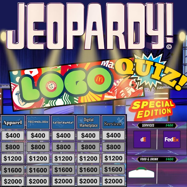 Jeopardy Logo - Etsy