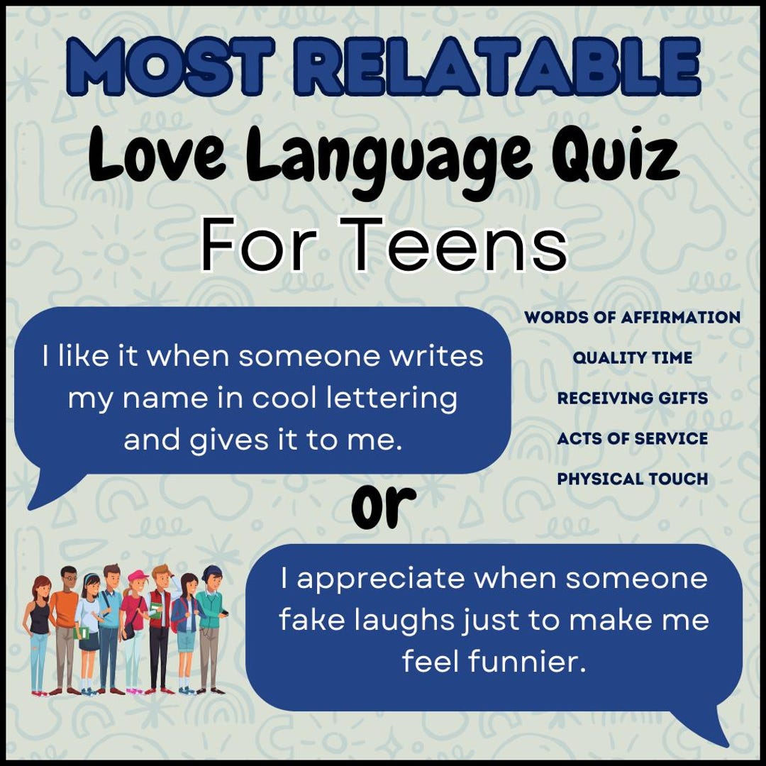 Teen Love Language Quiz | Most Relatable Love Language Test for Today's ...