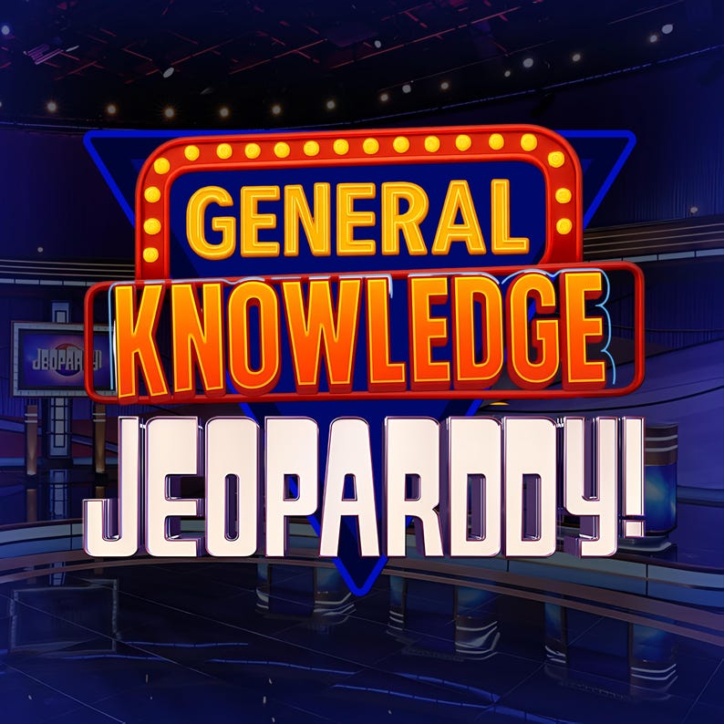 General Knowledge Jeopardy | Interactive Powerpoint Quiz (digital ...