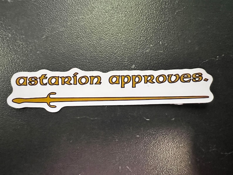 Astarion Approves Sticker - Etsy