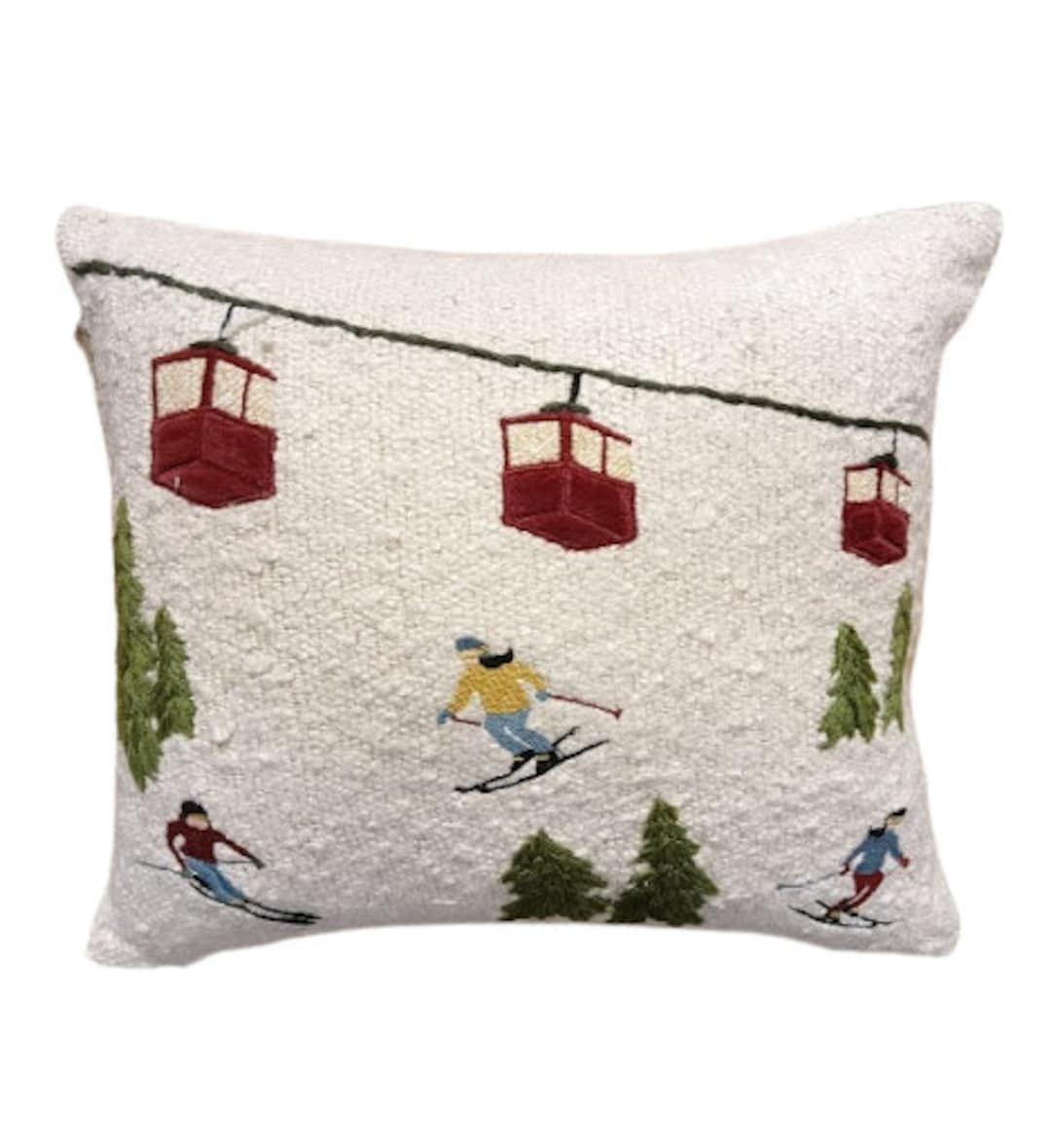 Ski Lover Collection Pillow With Inserts- Skiing Design - Etsy