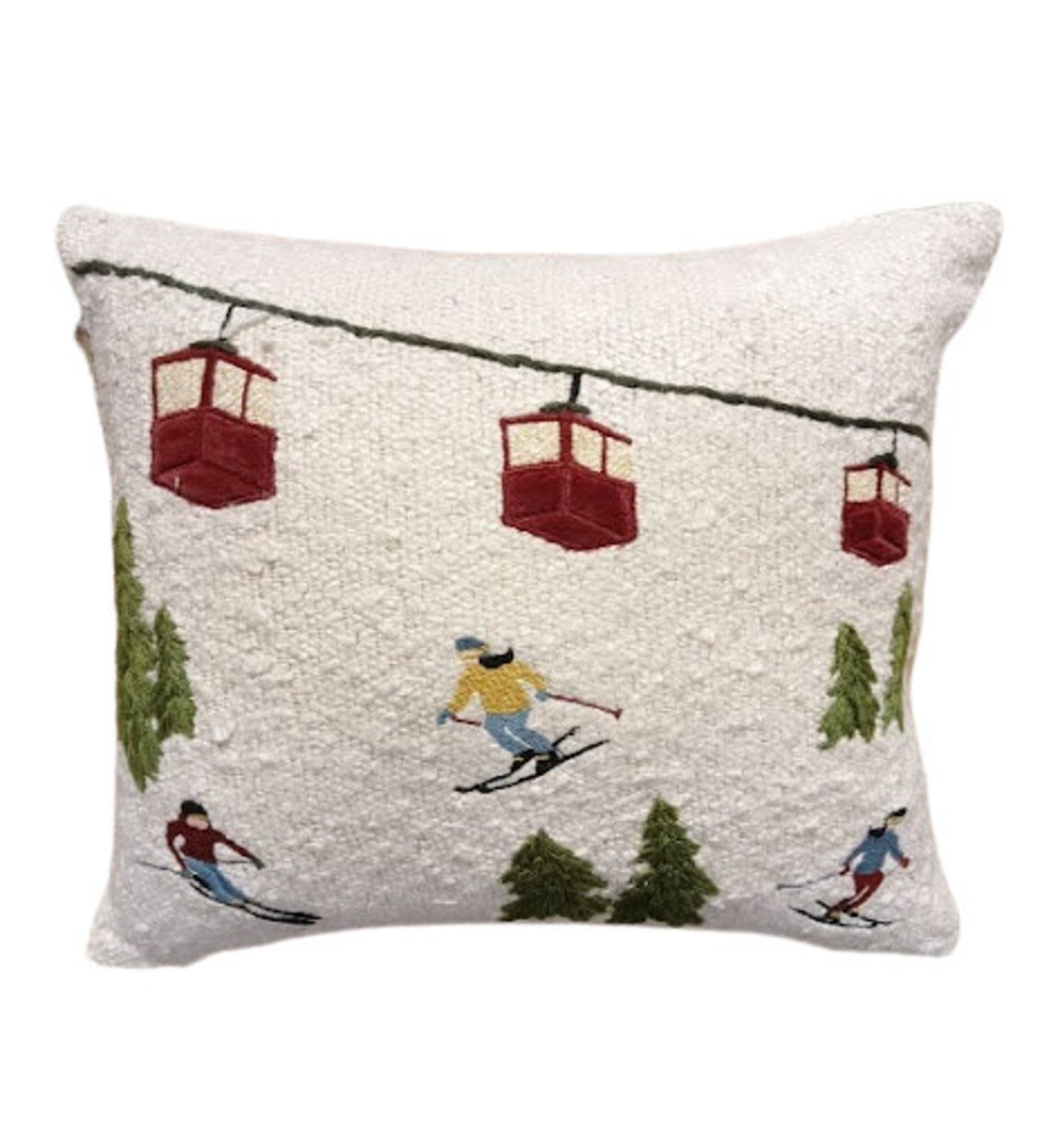 Ski Lover Collection Pillow With Inserts- Skiing Design - Etsy