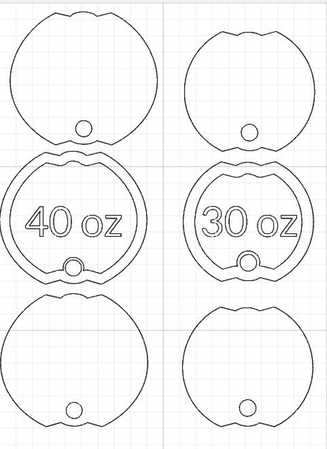 Stanley Name Shaker Topper 30 and 40 Oz SVG Templates - Etsy