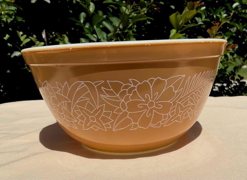 Complete Set Pyrex Woodland Mixing Bowls - Etsy
