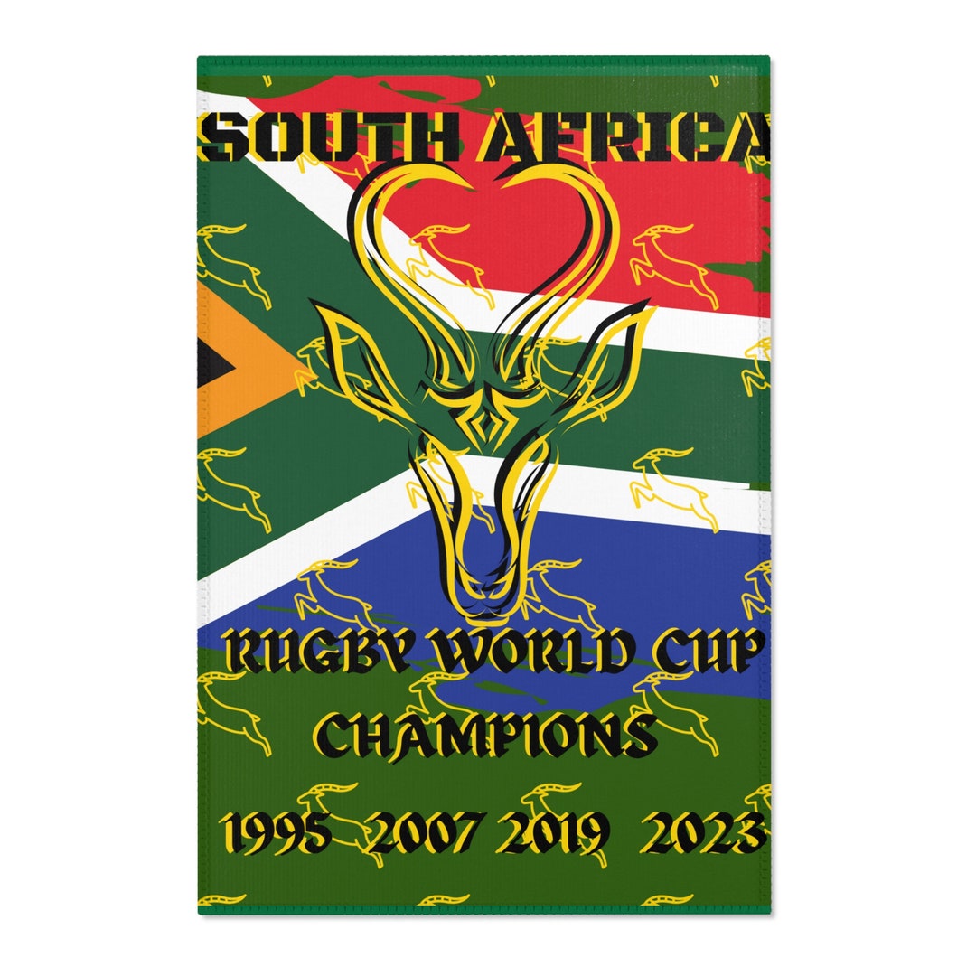 South Africa SPRINBOKS Champions Area Rugs - Etsy