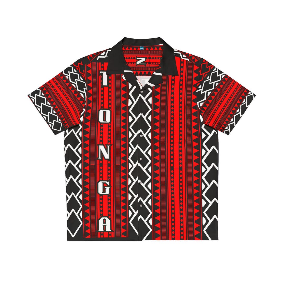 Men's Hawaiian Shirt, Tonga Tongan Pride, to Toko, Polynesian Aloha Top ...