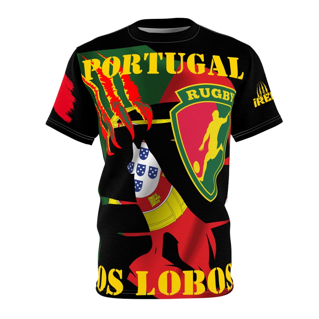 Portugal Supporter T-shirt, Os Lobos Fan Shirt, Portuguese National ...