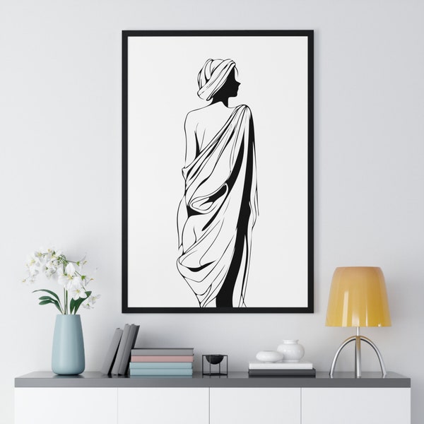 Women From Behind Line Art - Etsy