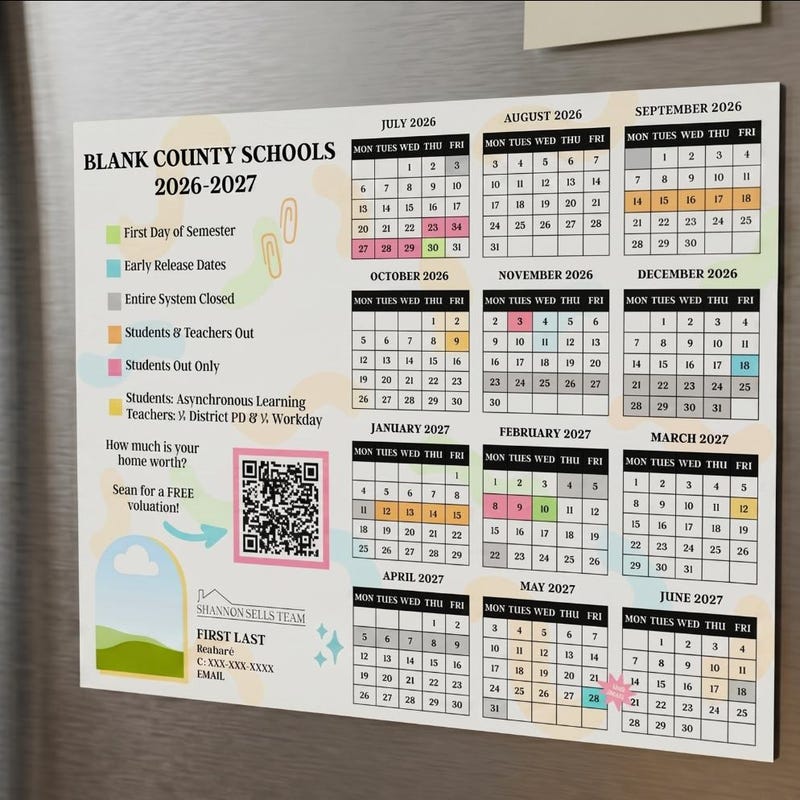 Calendar Magnets 2026 - Etsy