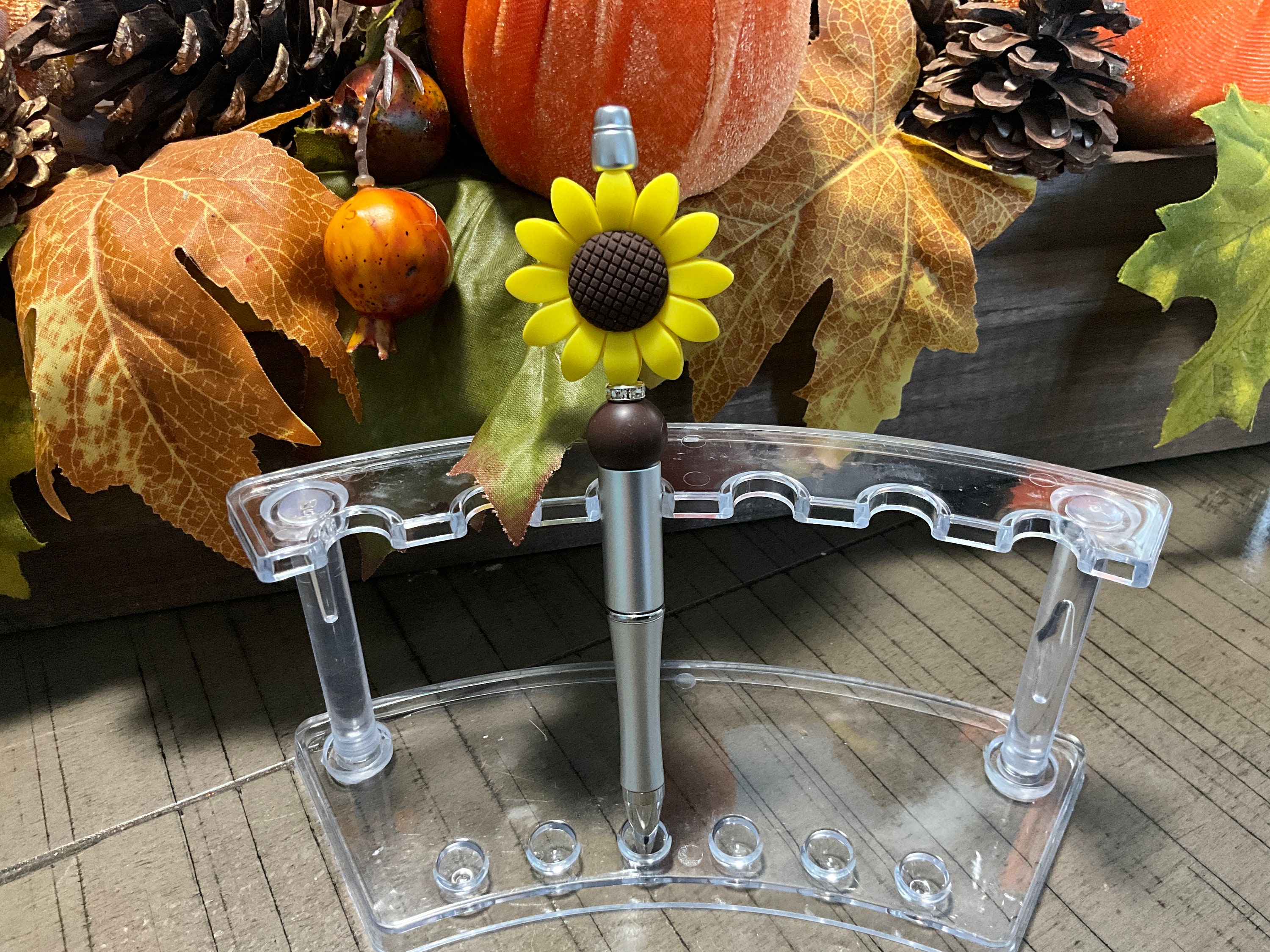 Sun Flower Beaded Pens - Etsy