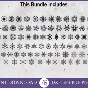 260 Snowflake Svg Cutfile Snow Flake Svg Cut File Christmas Clipart ...