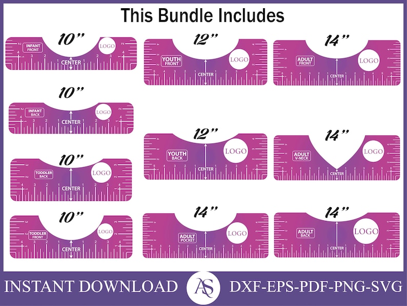 T-shirt Alignment Tool Svg, Tshirt Ruler Svg, T-shirt Placement Guide ...