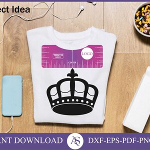 T-shirt Alignment Tool Svg, T-shirt Ruler Svg, T-shirt Placement Guide ...
