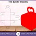 Envelope Gift Box SVG Template, Favor Box Template, Cricut Cut Files ...