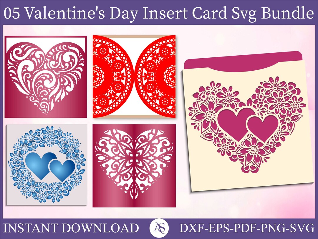 Valentines Day Insert Card Svg Cricut Joy Friendly Draw And Cut Card Design Envelope