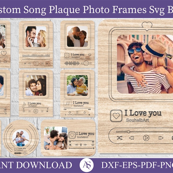 Song Picture Frame - Etsy