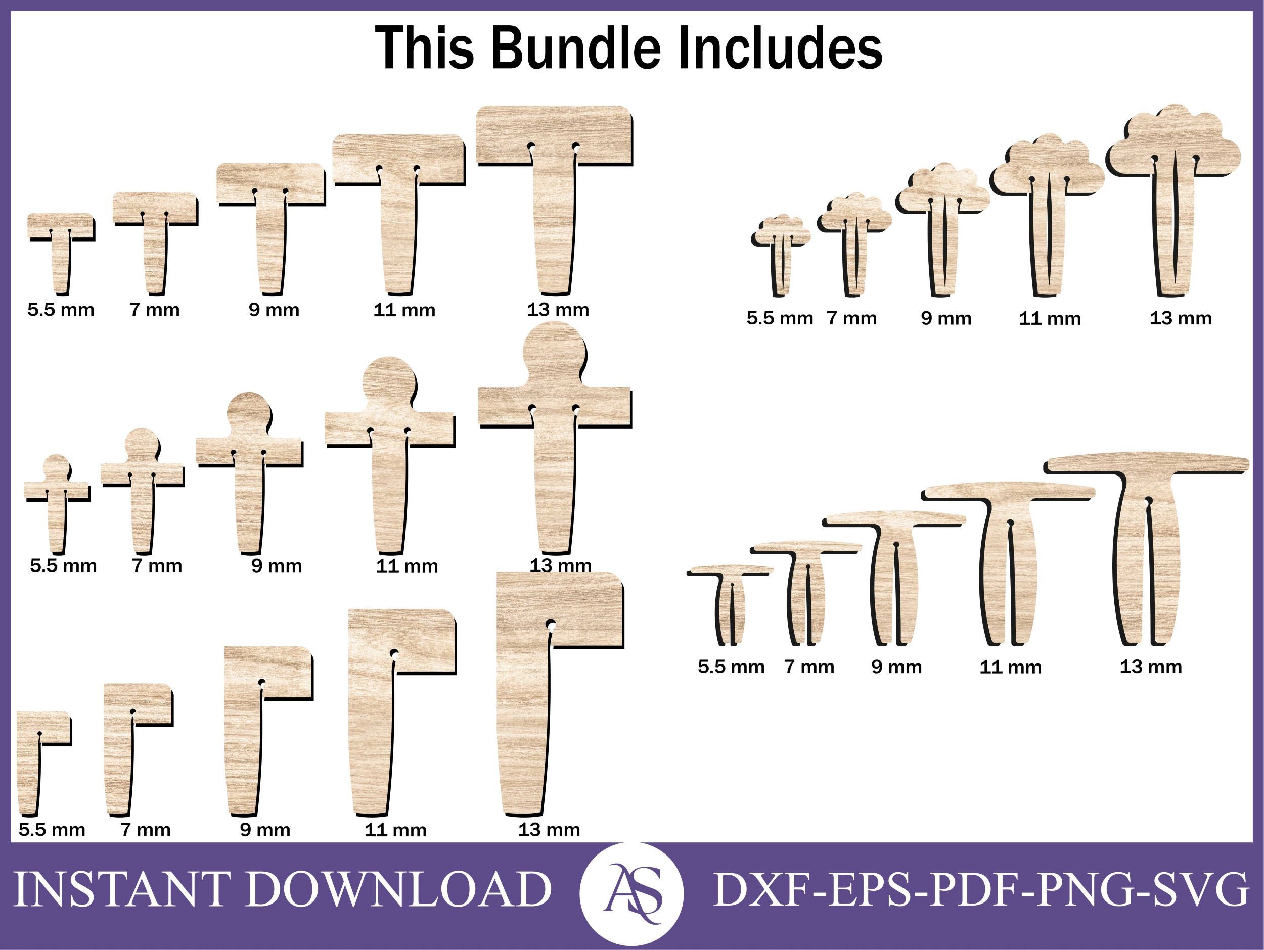 60 Honeycomb Bed Pins, Laser Retainer Pins, Crumb Tray Pins, Laser Cut ...