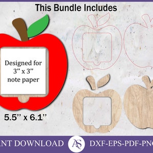 Note Holder Svg, Personalized Teacher Gift, Teacher Appreciation Svg ...