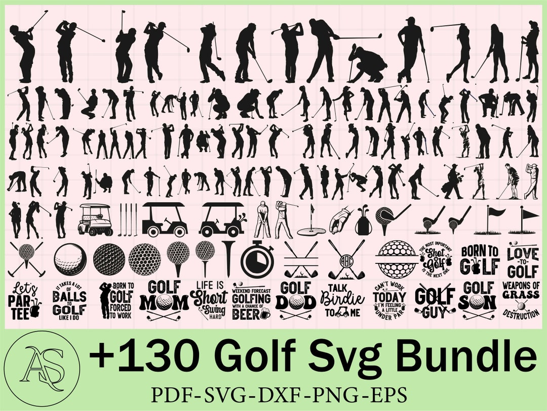 130 Golf Svg Golf SVG Bundle Golf Png Split Monogram Svg - Etsy Denmark