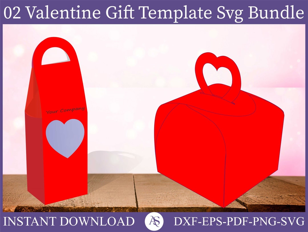 Envelope Gift Box SVG Template, Favor Box Template, Cricut Cut Files ...