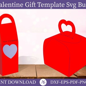 Envelope Gift Box SVG Template, Favor Box Template, Cricut Cut Files ...